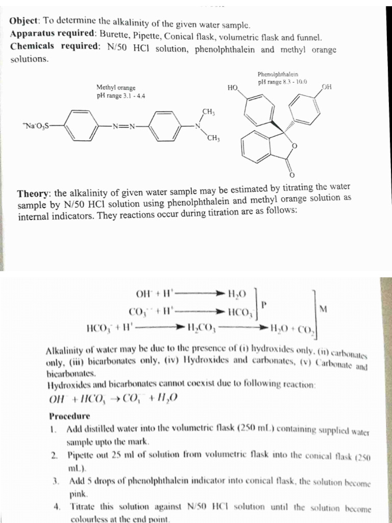Chemistry Lab (Experiment - No 1) | PDF