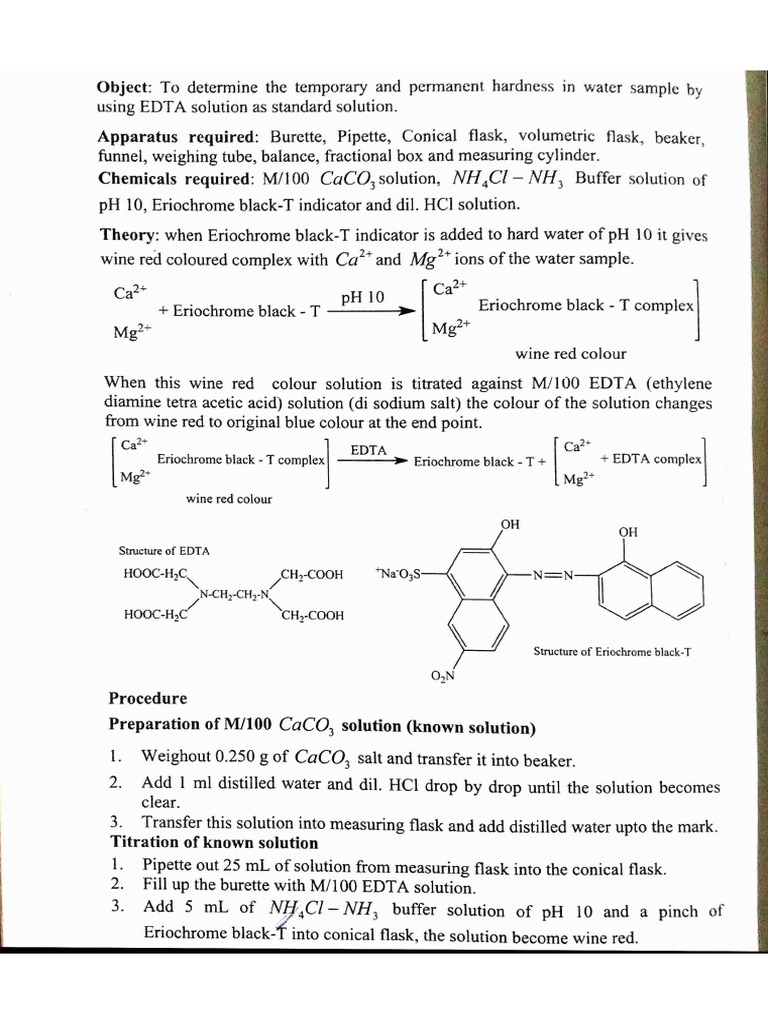 Chemistry Practical (Experiment No.2) | PDF