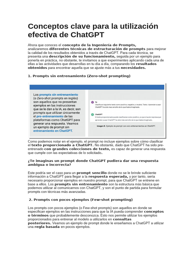 Técnicas Avanzadas de Prompts en ChatGPT | PDF | Interfaz de línea de comando | Pensamiento