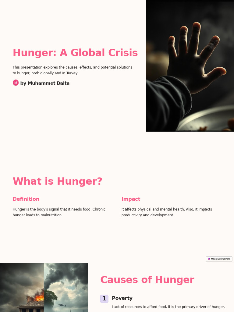 Hunger A Global Crisis | PDF
