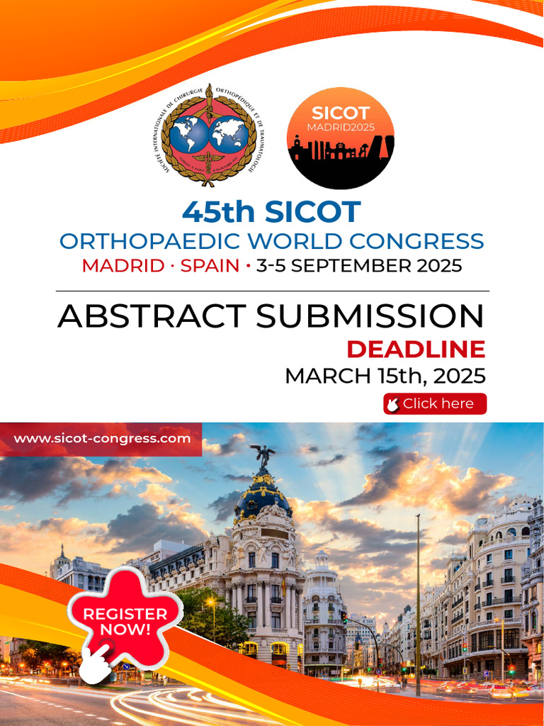 SICOT 2025 Abstract Submission Details | PDF