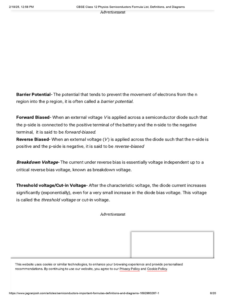 CBSE Class 12 Physics Wave Optics Formula Sheet | PDF