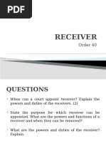 Appointment of Receiver CPC | PDF