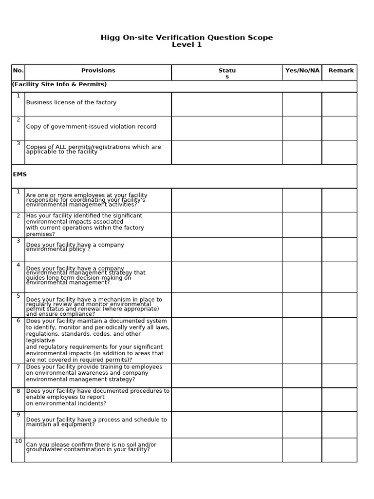 2 - Higg Question Scope Level 1 | PDF | Water | Environmental Science