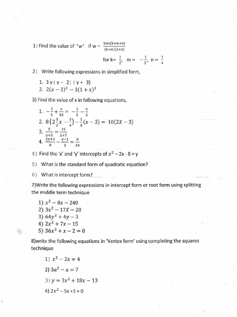 Maths Session5 | PDF