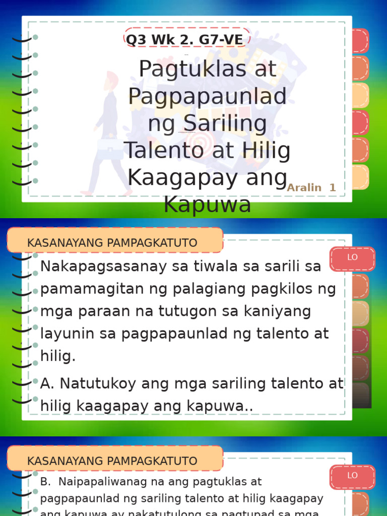 Q3 Wk2 Values Education G7 Matatag Curriculum | PDF