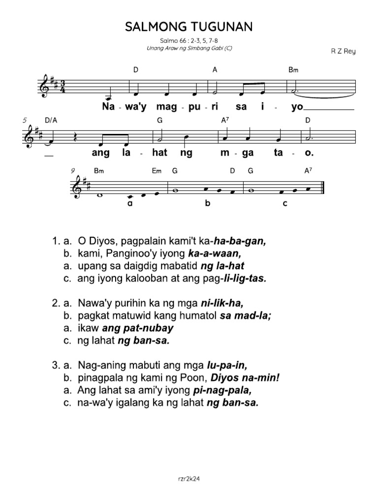 Salmong Tugunan 1 Sg-c | PDF