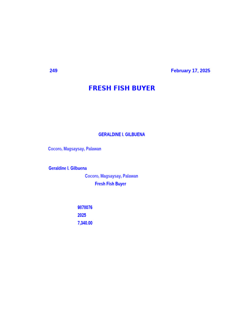 Mayor's Permit Fill 2025ok | PDF