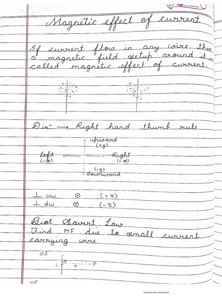 Magnetic effect | PDF