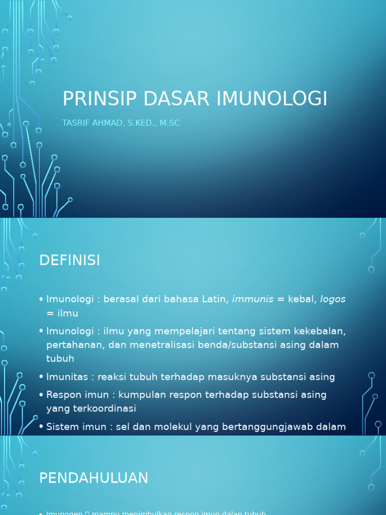 Prinsip Dasar Imunologi | PDF