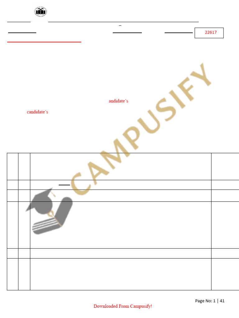 Model Answer Winter 2022 by Campusify | PDF | Android (Operating System) | Mobile App