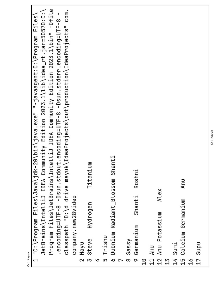 Java Debugging Output Analysis | PDF