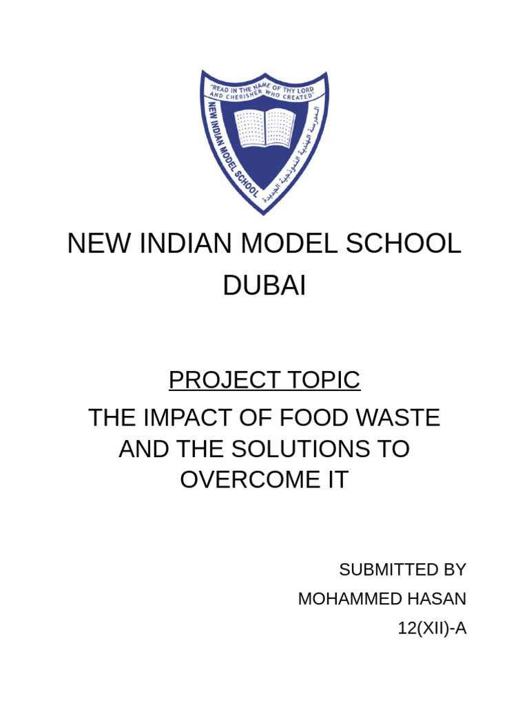 The Impact of Food Waste and The Solutions To Overcome It | PDF | Food ...