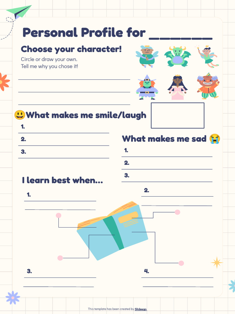 Personal Profile For FIG Kids | PDF
