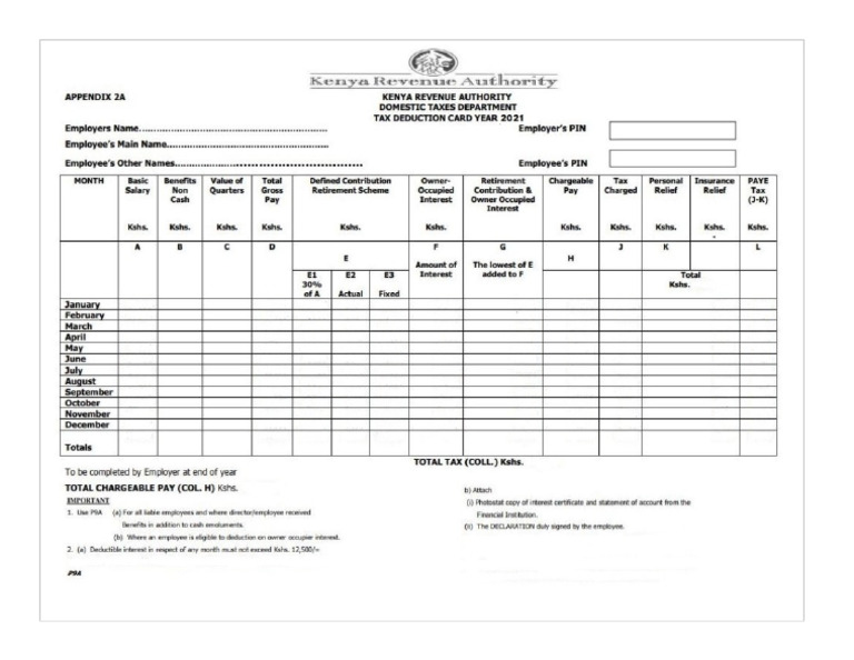 Sample p9 Form KRA | PDF