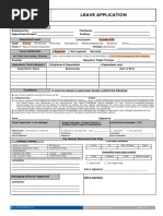 Leave Sanction Letter | PDF