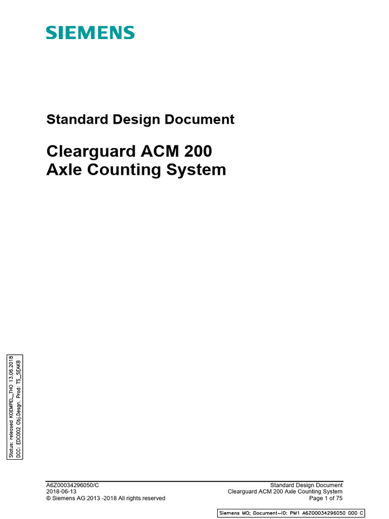 Clearguard ACM 200 Design Doc | PDF | Electrical Connector | Power Supply