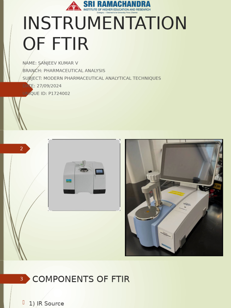 Instrumentation of Ftir | PDF | Physical Phenomena | Optics