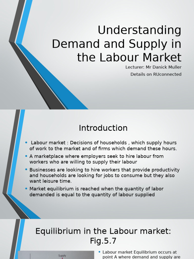 Understanding Labour Demand and Labour Supply | PDF | Labour Economics ...