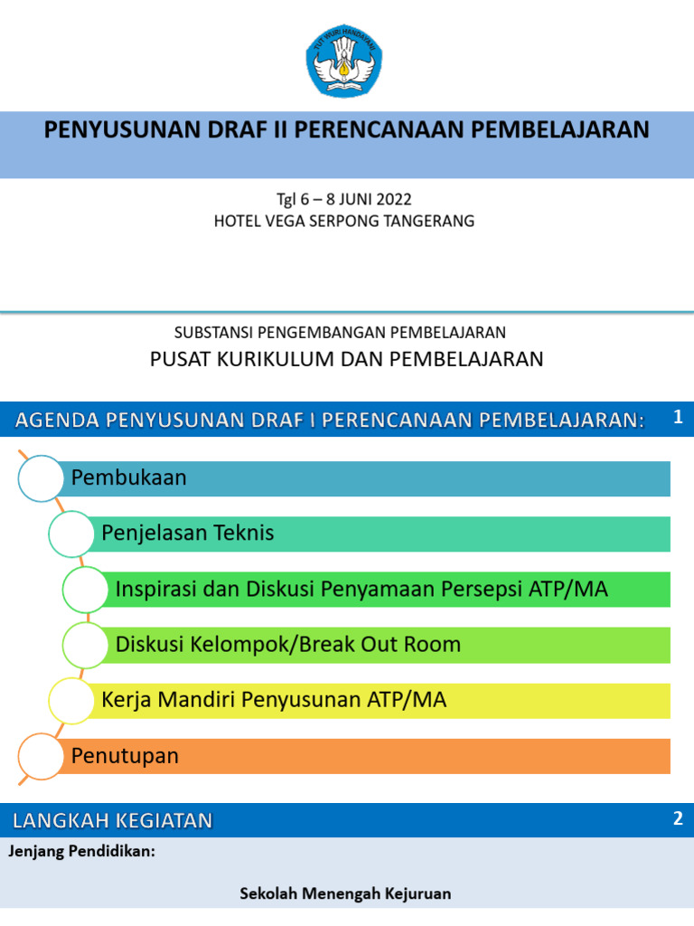Penjelasan Teknis Draf 2 ATPMA Vega Hotel Serpong 6 Juni | PDF