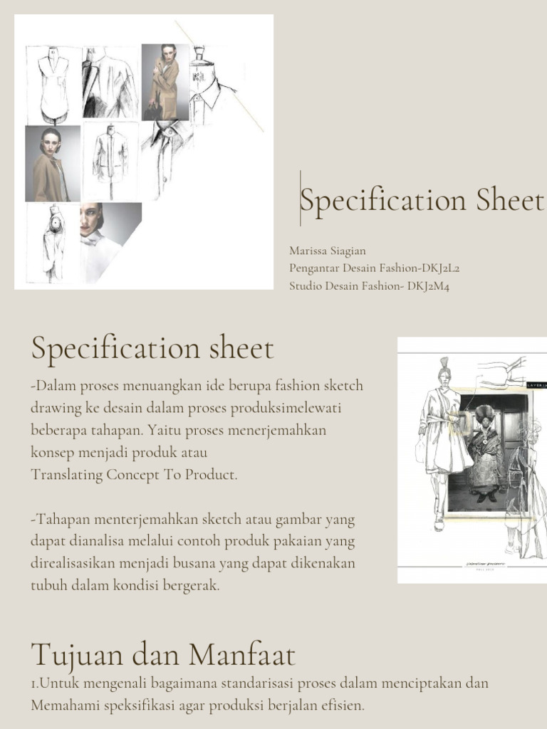 Spesification Design 2023 | PDF