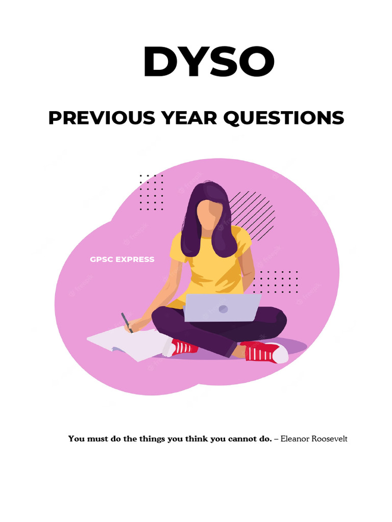 All DYSO Questions | PDF