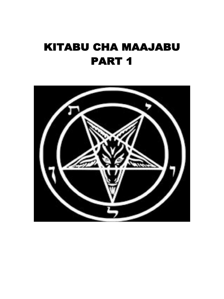 Kitabu Cha Maajabu-1 | PDF