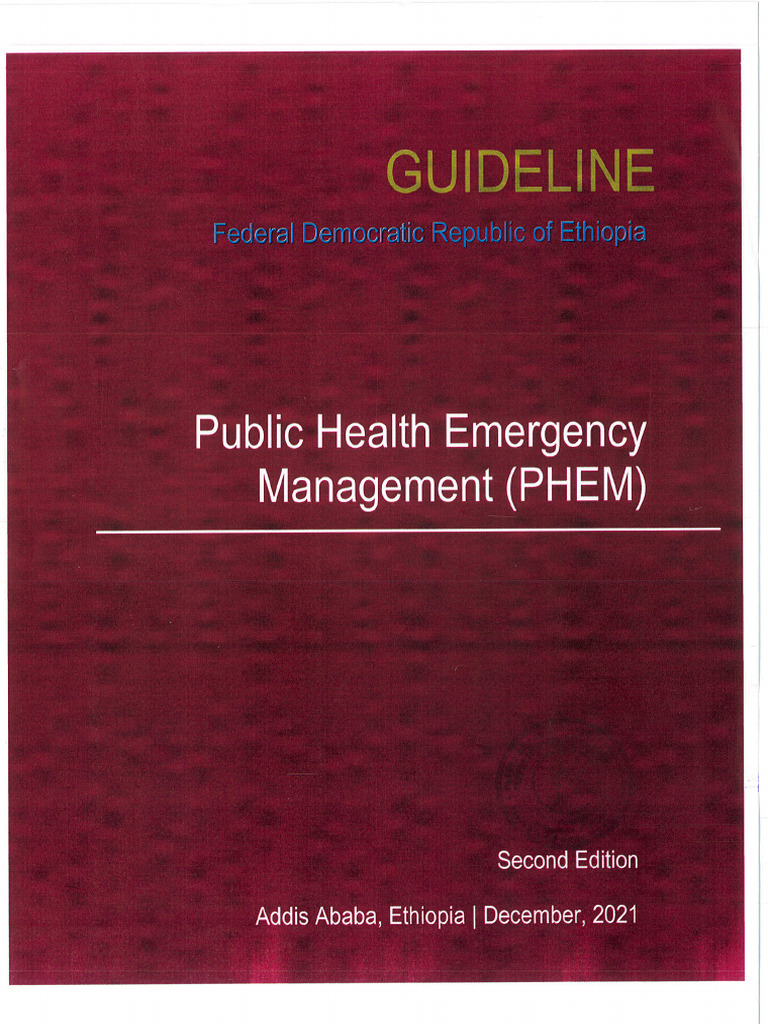 PHEM Guideline Second Edition December 2021 | PDF