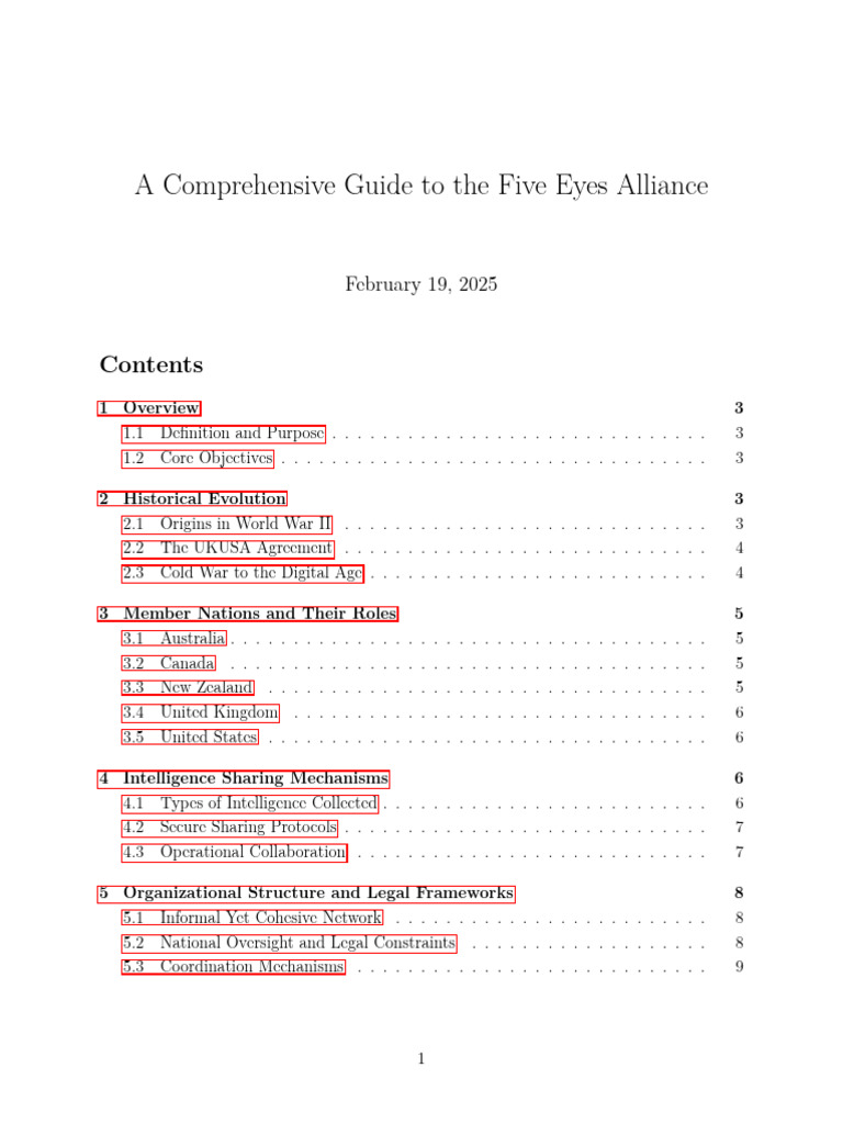 Five Eyes Alliance: A Detailed Overview | PDF | Computer Security ...