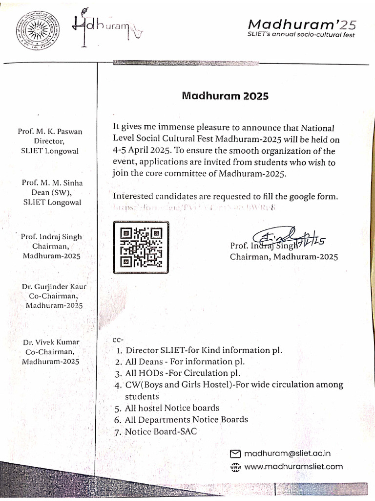 Madhuram Notice | PDF