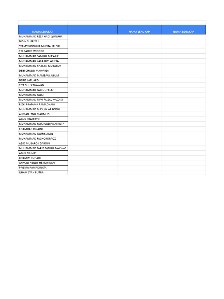 Absen Kehadiran PKD | PDF