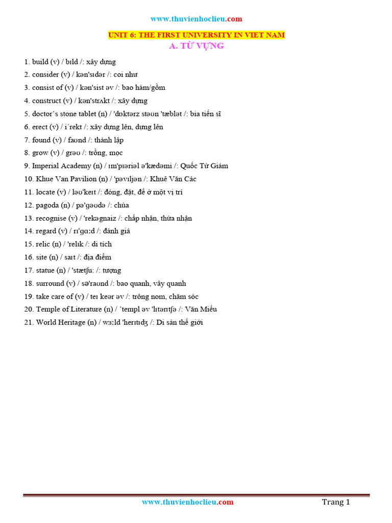 Câu Bị động-BTTHCS-TA7-Unit-6 | PDF