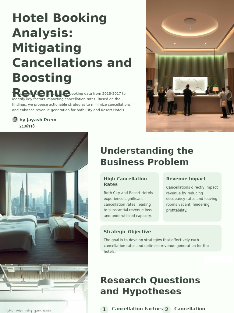Hotel Booking Analysis Mitigating Cancellations and Boosting Revenue ...