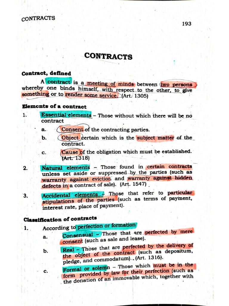 Contracts | PDF