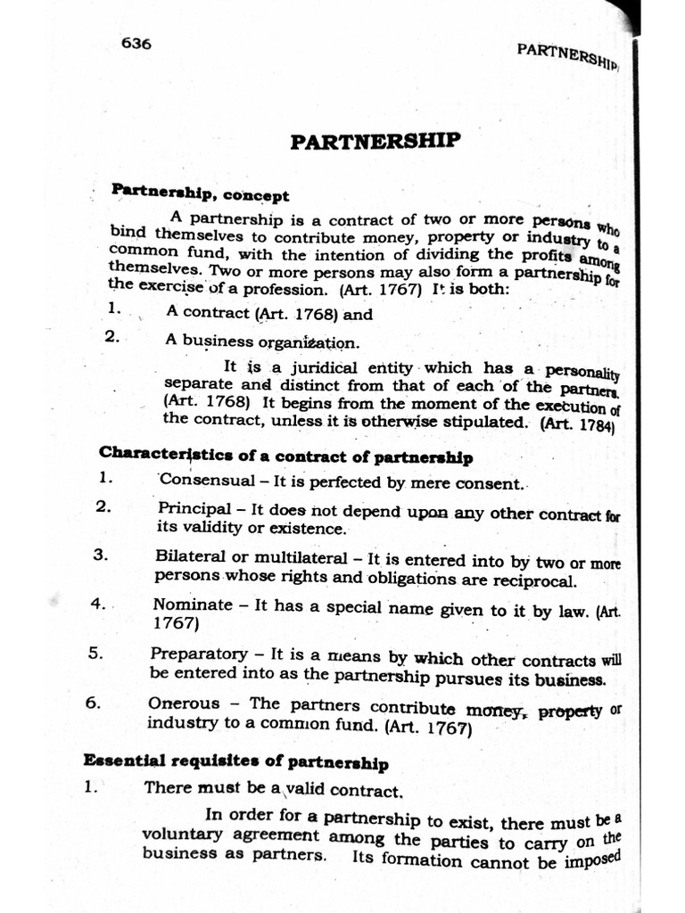 Partnership | PDF