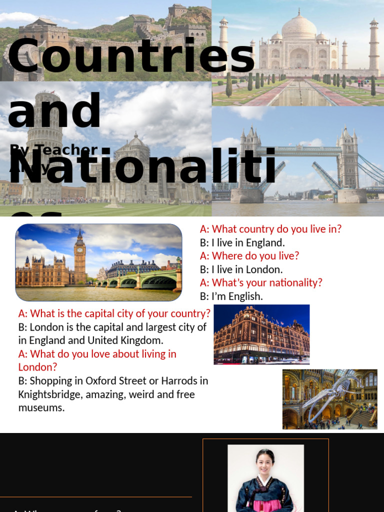 Conversation - Country and Nationality | PDF | Arabian Peninsula | Taiwan