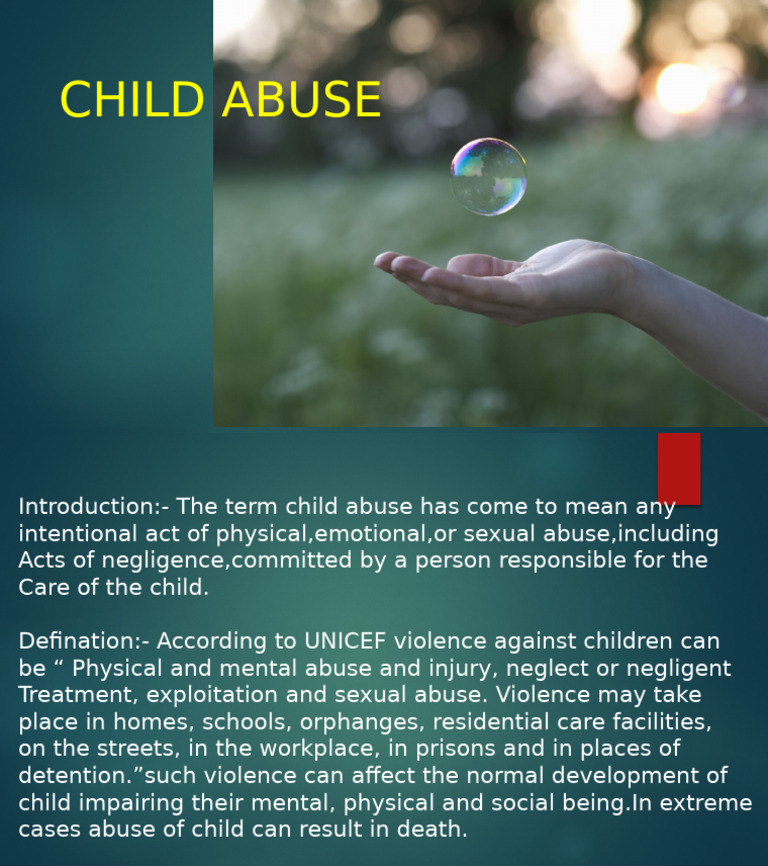 Understanding Child Abuse Types and Effects | PDF