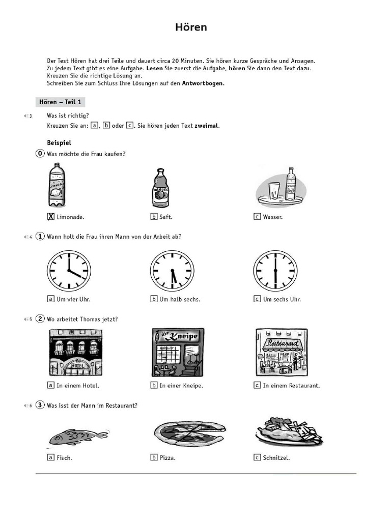 Hören A1 | PDF