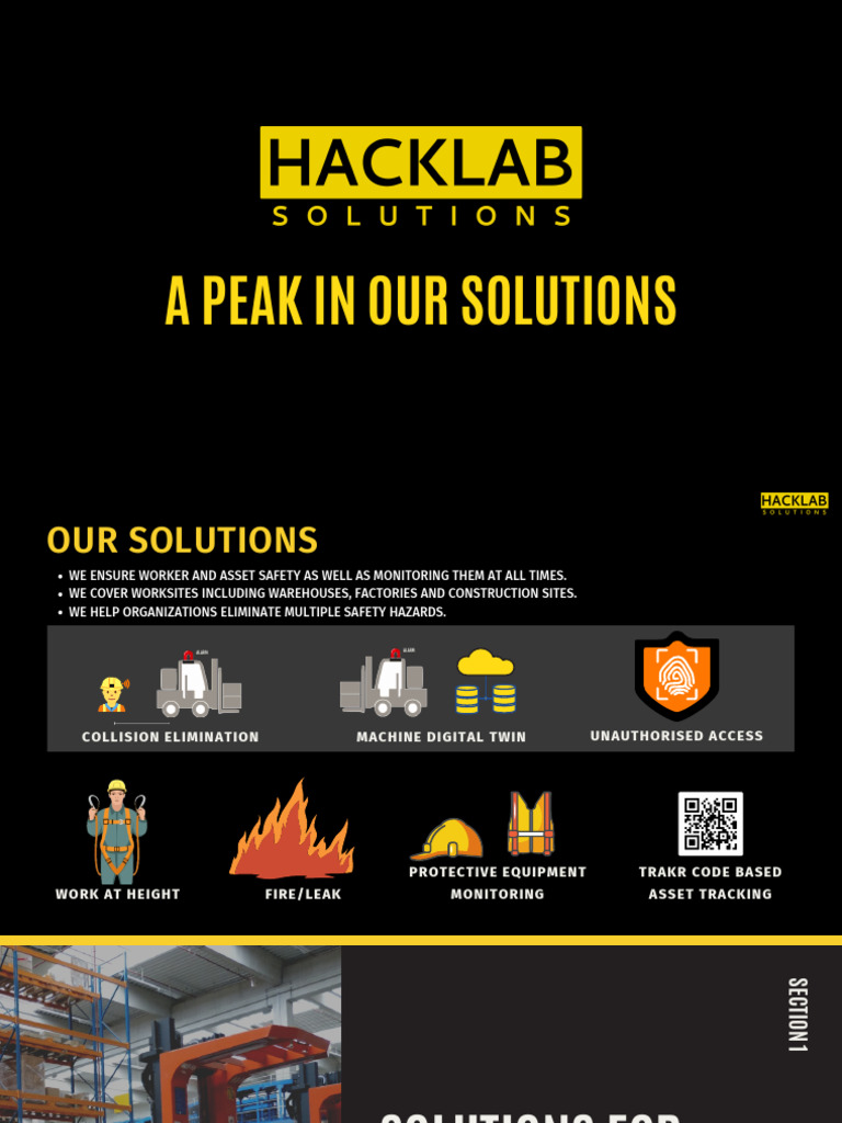 HSPL Introduction Deck | PDF | Forklift | Closed Circuit Television