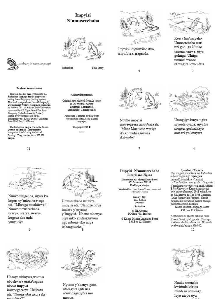 Ruumbira Lizard&HyenaA7 Draft | PDF