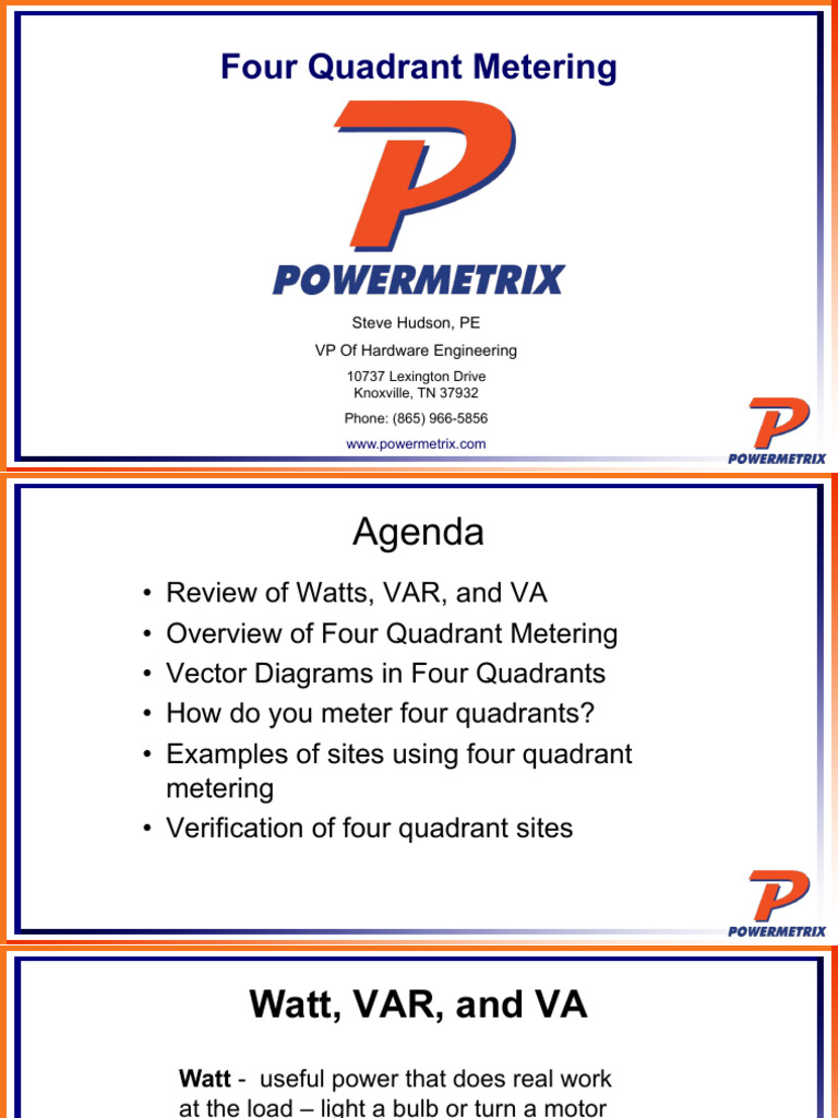 NCEMS 4 Quadrant Metering JBP | PDF | Photovoltaic System | Renewable ...