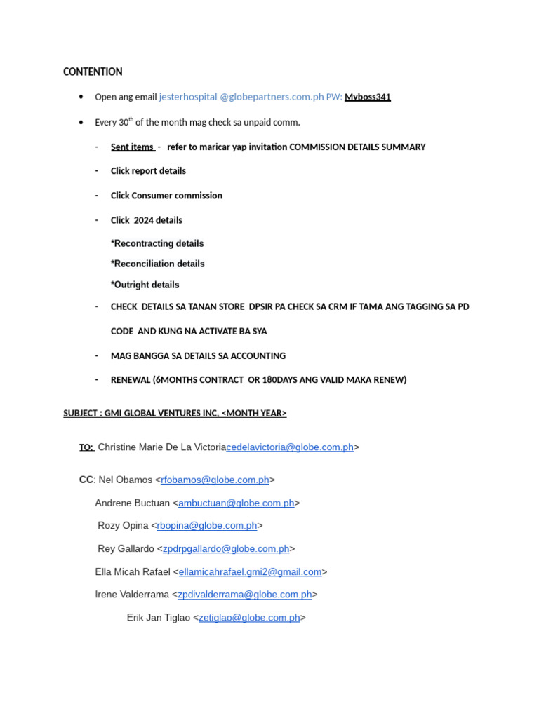 Contention Prep | PDF