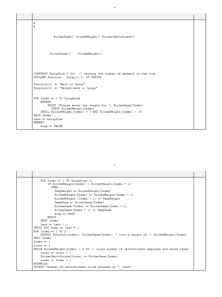 CS2210 Oct Nov 2024 Paper 2 Variant 2 Marking Scheme | PDF | Iteration | Theoretical Computer ...