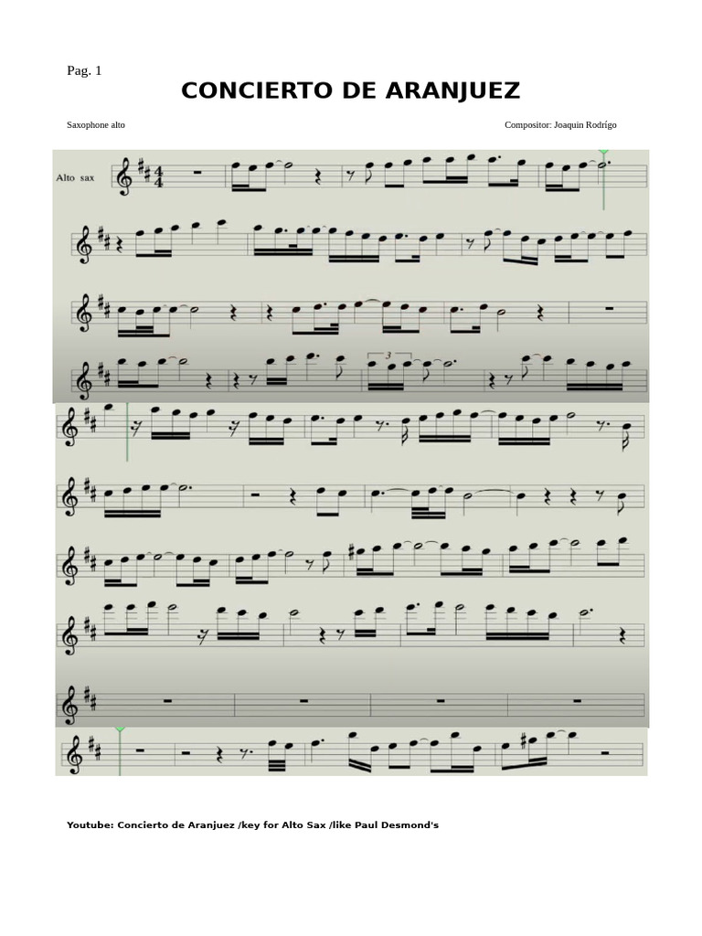 Concierto Aranjuez | PDF