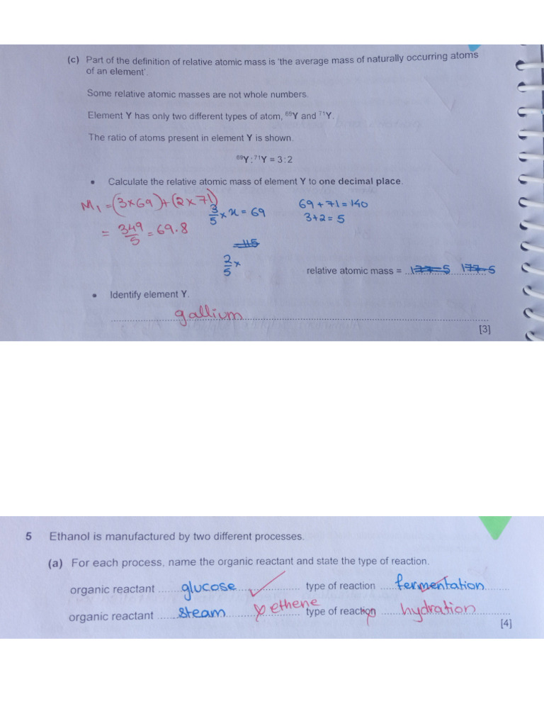 Chemistry Questions | PDF