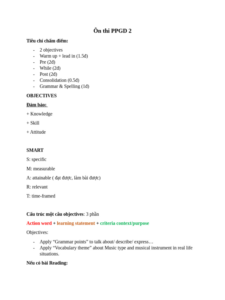 Ôn Thi PPGD 2 | PDF