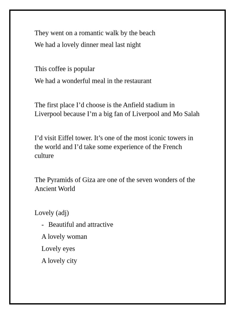 Romantic Beach Walks And Travel Highlights Pdf