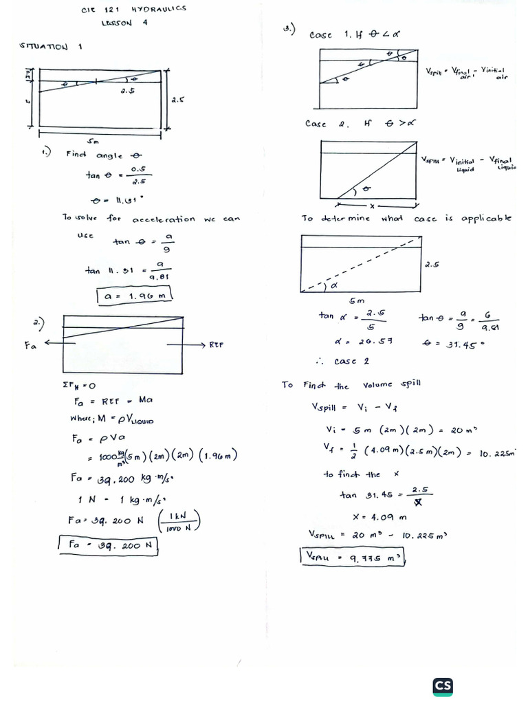 Cie 121 Lesson 4 Solution | PDF