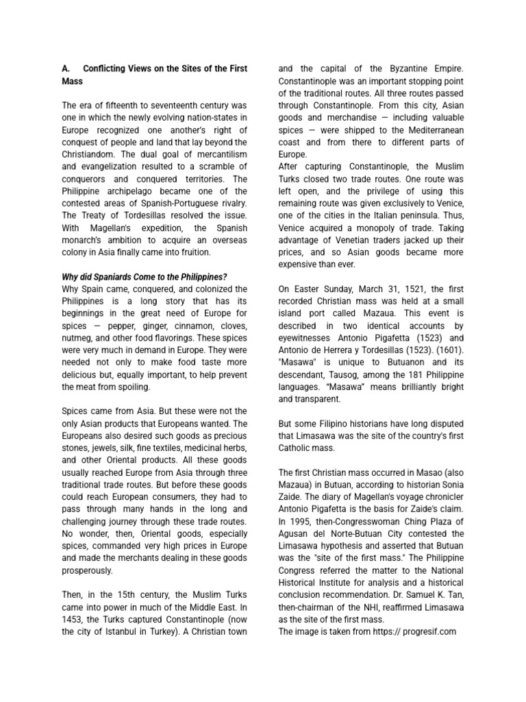 Readings in Phil History | PDF | Philippines