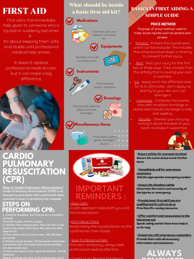 PT Mapeh First Aid - 20250211 - 205015 - 0000 | PDF | Cardiopulmonary ...